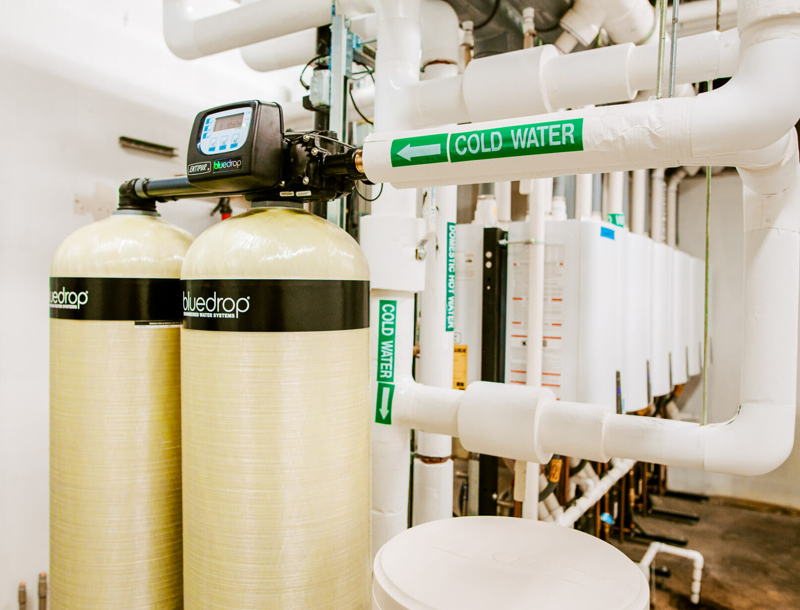 Commercial Water Softener Systems | Bluedrop Water Filtration